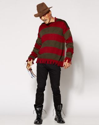 Adult Freddy Krueger Costume Deluxe- Nightmare on Elm Street - Spencer's