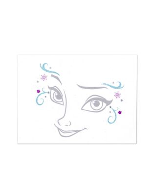 Elsa Face and Hand Decal - Frozen - Spencer's