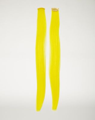 Yellow Clip In Hair Extensions - Spencer's
