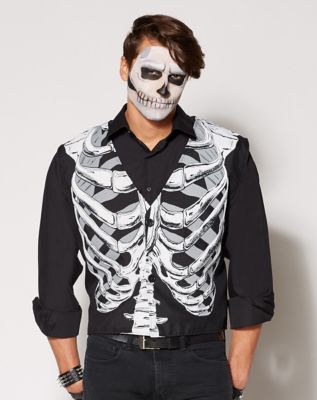 Adult Skeleton Vest - Spencer's