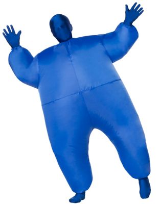 Kids Blue Light-Up Inflatable Super Skin Suit Costume - Spencer's