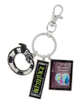 Beetlejuice Charm Keychain - Beetlejuice - Spencer's