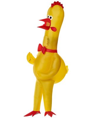 Adult Rubber Chicken Inflatable Costume - Spencer's