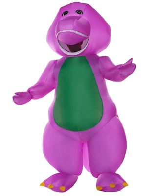 Adult Barney Inflatable Costume - Spencer's