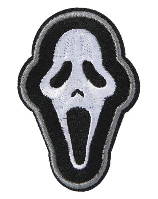 Ghost Face Patch and Pin Set - Spencer's