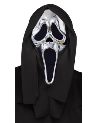 Kids Chrome Ghost Face Full Mask - Spencer's