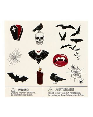 Vampire Temporary Tattoos - Spencer's