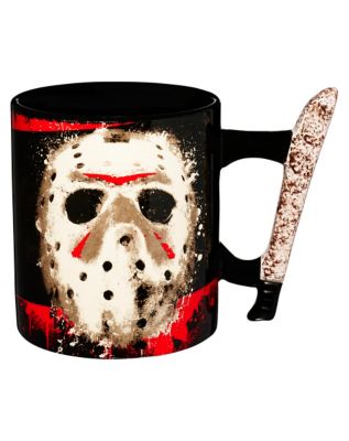 Molded Machete Handle Jason Voorhees Coffee Mug 20 oz. - Friday the ...