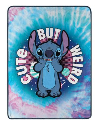 Cute But Weird Stitch Fleece Blanket - Lilo & Stitch - Spencer's