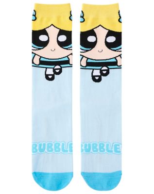 Bubbles Crew Socks - The Powerpuff Girls - Spencer's