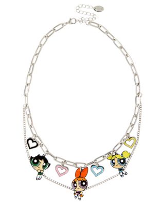 The Powerpuff Girls Charm Chain Necklace - Spencer's