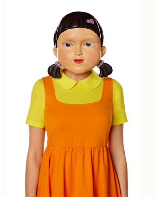Young-hee Doll Half Mask - Squid Game - Spencer's