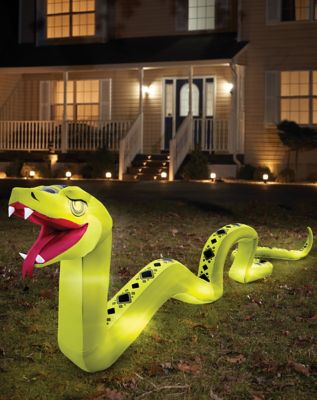 20 Ft. Light-Up Snake Inflatable Decoration - Spencer's