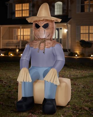 4 Ft Light-Up Scarecrow Inflatable Decoration - Spencer's