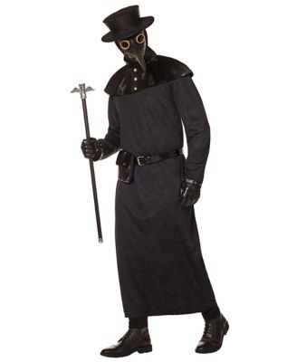 Adult Black Death Doctor Costume - Spencer's