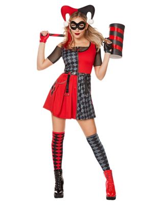 Adult Harley Quinn Dress Costume - DC Villains - Spencer's