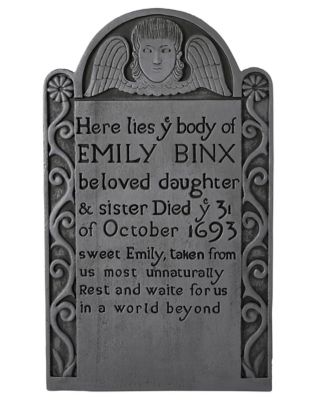 30 Inch Emily Binx Tombstone - Hocus Pocus - Spencer's