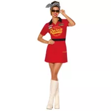 Adult Lightning McQueen Dress Costume - Cars - Spencer's