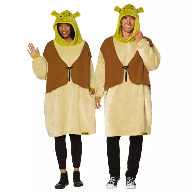 Adult Shrek Snugarumi Hooded Shirt Costume - Spencer's