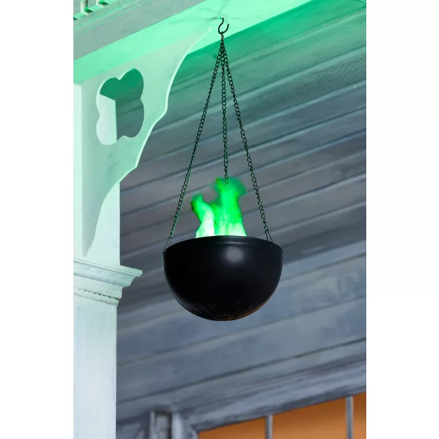 Mini Hanging Green LED Flame Light - Spencer's