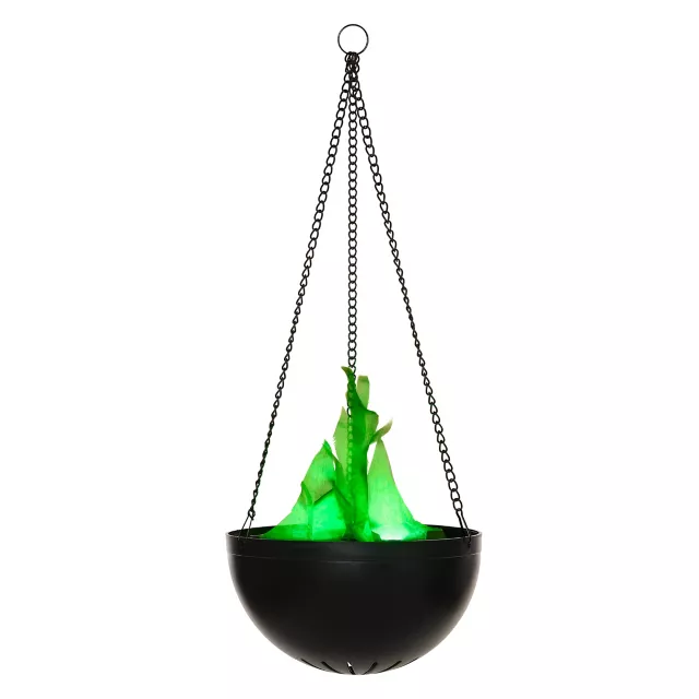 Mini Hanging Green LED Flame Light - Spencer's