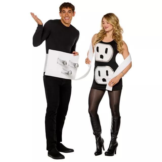 Adult Plug and Socket Couples Costume - Spencer's