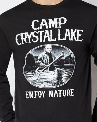 Camp Crystal Lake Long Sleeve T Shirt - Friday the 13th - Spencer's