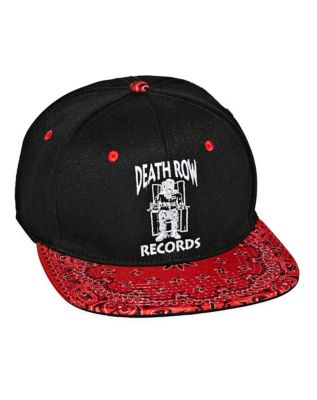 Bandana Death Row Records Snapback Hat - Spencer's