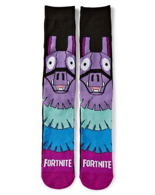 Face Loot Llama Crew Socks - Fortnite - Spencer's