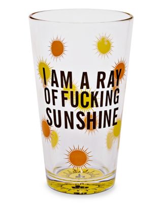 Ray of Fucking Sunshine Pint Glass - 16 oz. - Spencer's