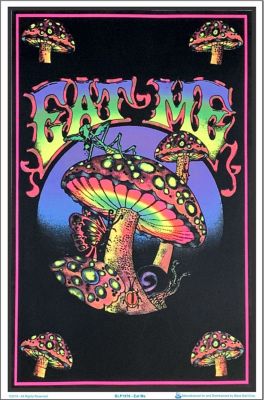 Mushroom Eat Me Poster - Spencer's