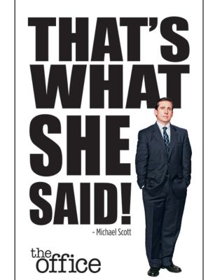 That's What She Said Poster – The Office - Spencer's