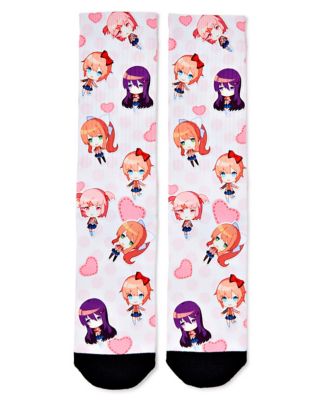 Doki Doki Crew Socks - Doki Doki Literature Club - Spencer's