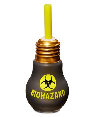 Light Bulb Biohazard Shot Glass - 1.5 oz. - Spencer's