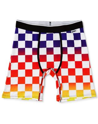 Rainbow Checkered Boxer Briefs - Spencer's