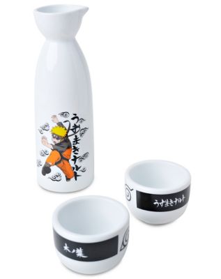 Naruto Three Piece Sake Set - Spencer's