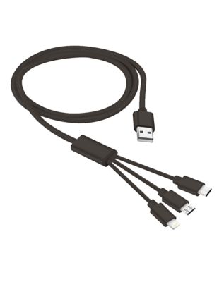 Micro to USB Triple Charging Cord - Spencer's