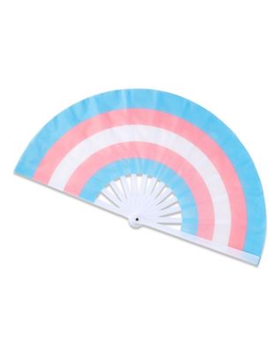 Transgender Pride Flag Fan - Spencer's