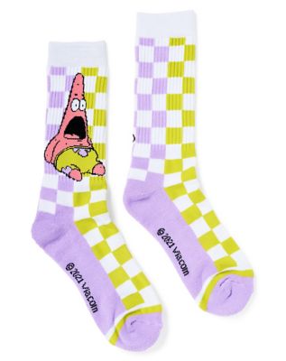 Surprised Patrick Crew Socks - SpongeBob SquarePants - Spencer's