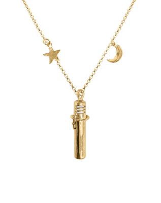 Sun and Moon Rose Oil Diffuser Chain Necklace - Spencer's