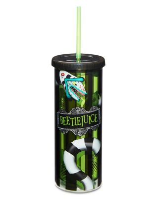 Sandworm Beetlejuice Cup with Straw - 20 oz. - Spencer's