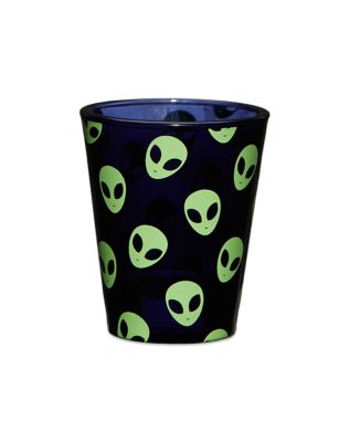 Alien Print Shot Glass - 2 oz. - Spencer's
