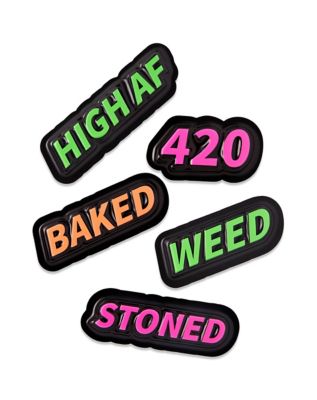 Black Light Weed Words - 24 Pack - Spencer's