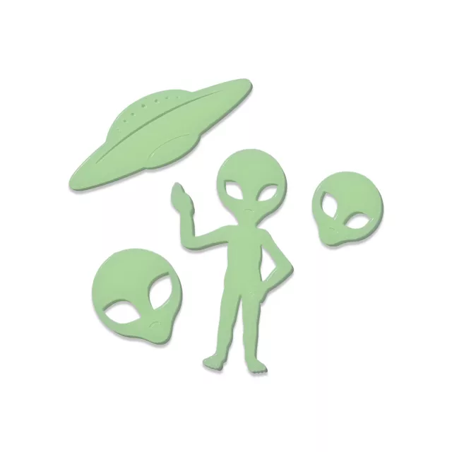 Glow in the Dark Aliens - 50 Pack - Spencer's