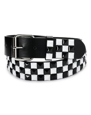 Checker Studded Belt - Spencer's