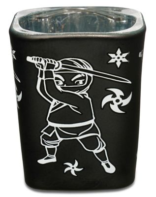 Square Black Ninja Shot Glass - 2 oz. - Spencer's