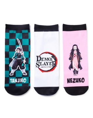 Multi-Pack Demon Slayer Character Crew Socks - Spencer's