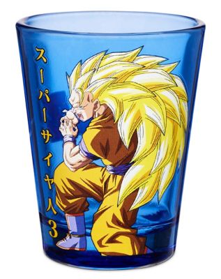 Super Saiyan 3 Goku Shot Glass 2 oz. - Dragon Ball Z - Spencer's