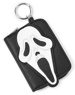 Glow in the Dark Ghost Face Zip Wallet - Spencer's