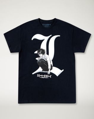 Letter L T Shirt - Death Note - Spencer's
